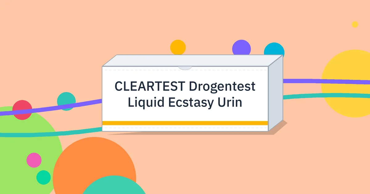 Symbolbild: Packung mit der Aufschrift CLEARTEST Drogentest Liquid Ecstasy Urin (PZN 18038701) – Verfügbarkeit und Bezug in Apotheken in Frankfurt am Main