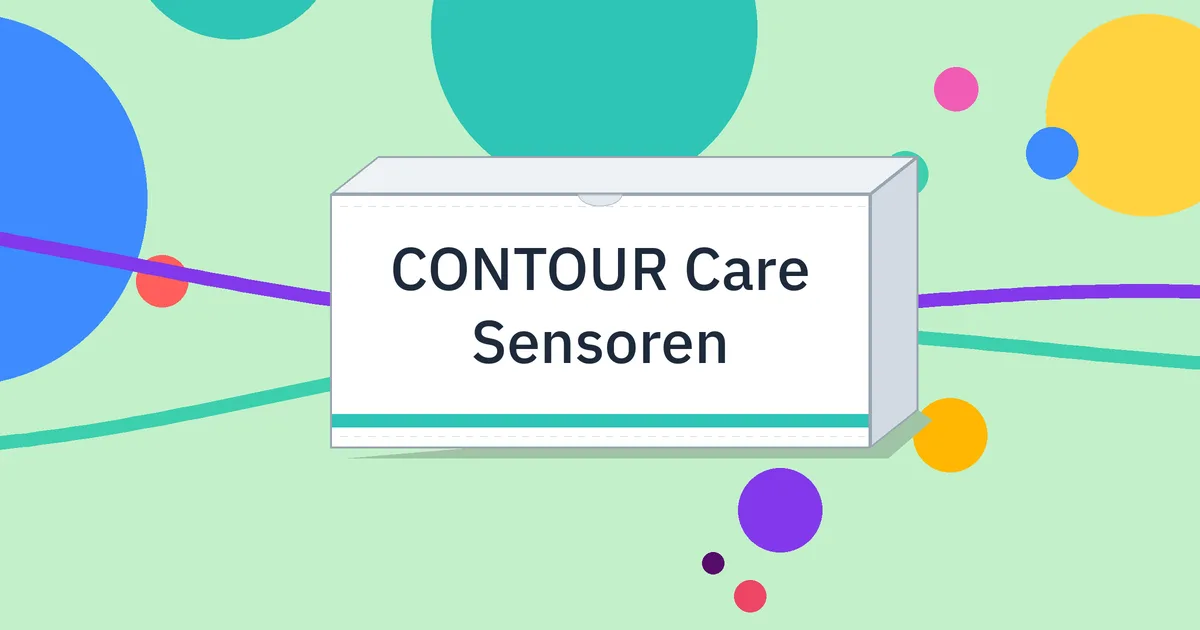 Symbolbild: Packung mit der Aufschrift CONTOUR Care Sensoren (PZN 16746977) – Verfügbarkeit und Bezug in Apotheken in Frankfurt am Main