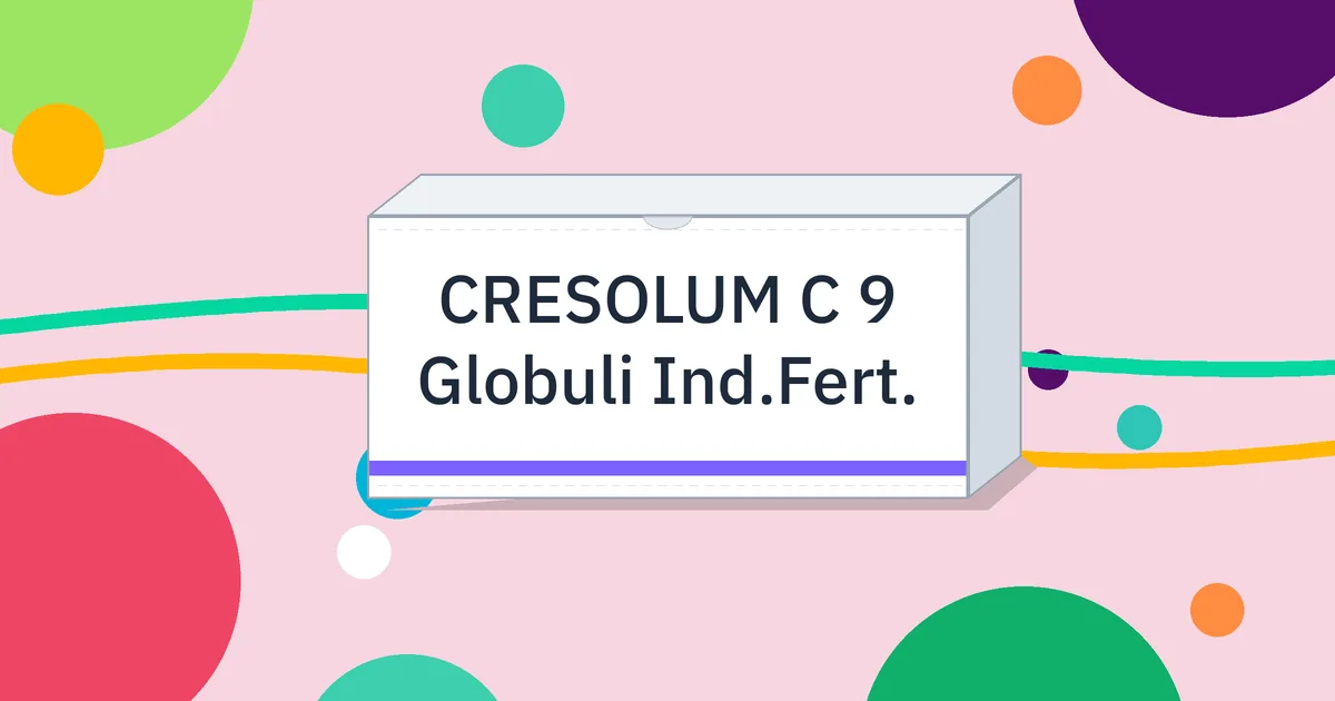 Symbolbild: Packung mit der Aufschrift CRESOLUM C 9 Globuli Ind.Fert. (PZN 17682883) – Verfügbarkeit und Bezug in Apotheken in Frankfurt am Main