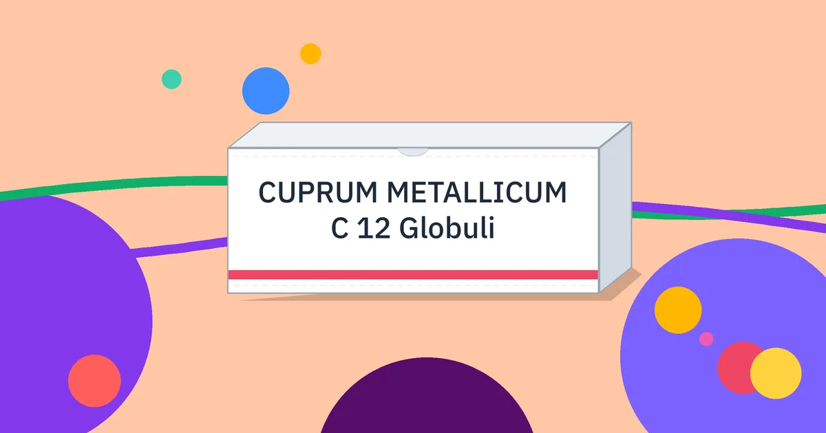 Symbolbild: Packung mit der Aufschrift CUPRUM METALLICUM C 12 Globuli (PZN 07166235) – Verfügbarkeit und Bezug in Apotheken in Frankfurt am Main