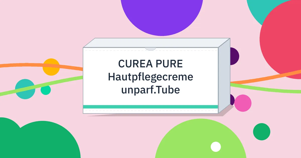 Symbolbild: Packung mit der Aufschrift CUREA PURE Hautpflegecreme unparf.Tube (PZN 18789985) – Verfügbarkeit und Bezug in Apotheken in Frankfurt am Main