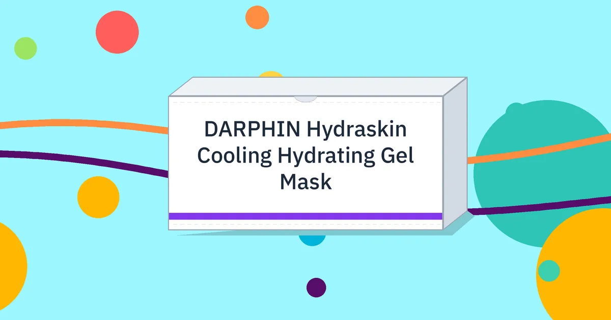 Symbolbild: Packung mit der Aufschrift DARPHIN Hydraskin Cooling Hydrating Gel Mask (PZN 16599737) – Verfügbarkeit und Bezug in Apotheken in Frankfurt am Main