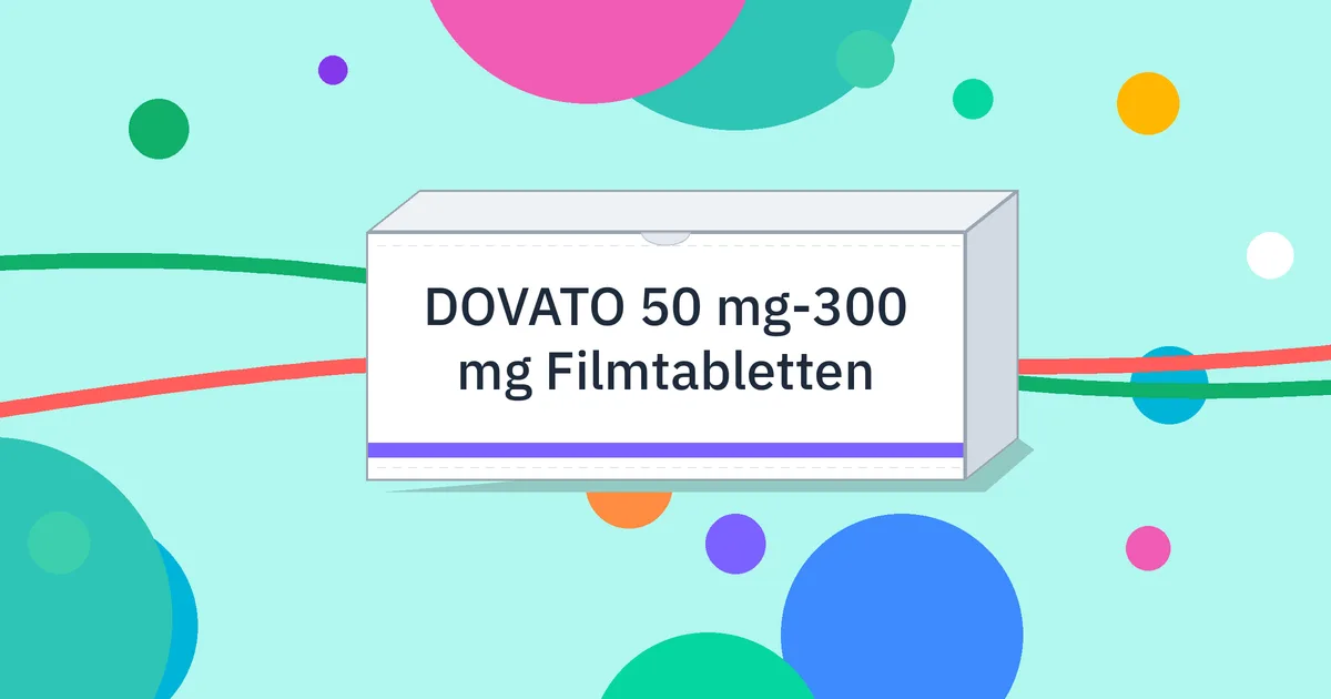 Symbolbild: Packung mit der Aufschrift DOVATO 50 mg-300 mg Filmtabletten (PZN 18769942) – Verfügbarkeit und Bezug in Apotheken in Frankfurt am Main
