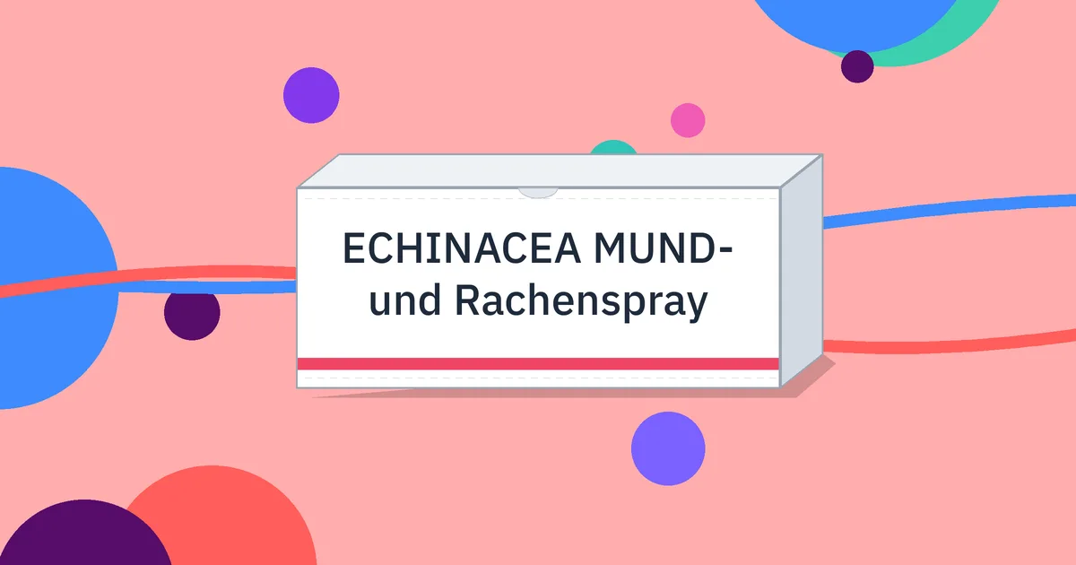 Symbolbild: Packung mit der Aufschrift ECHINACEA MUND- und Rachenspray (PZN 13426663) – Verfügbarkeit und Bezug in Apotheken in Frankfurt am Main