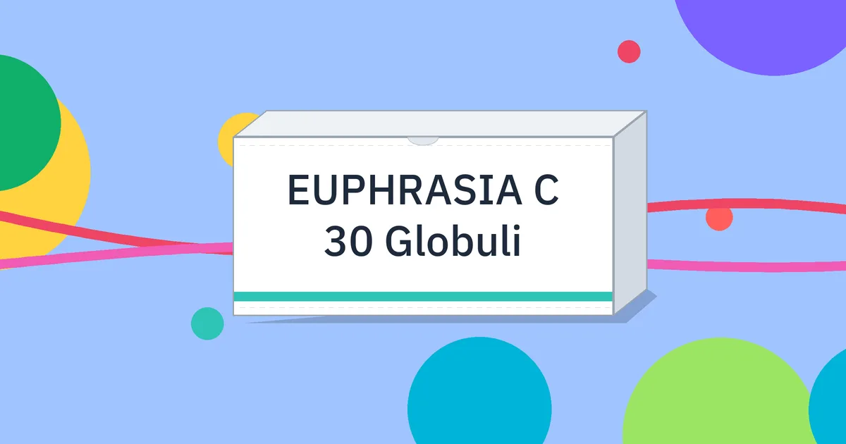 Symbolbild: Packung mit der Aufschrift EUPHRASIA C 30 Globuli (PZN 02898525) – Verfügbarkeit und Bezug in Apotheken in Frankfurt am Main