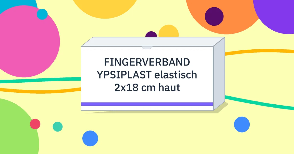 Symbolbild: Packung mit der Aufschrift FINGERVERBAND YPSIPLAST elastisch 2x18 cm haut (PZN 03271188) – Verfügbarkeit und Bezug in Apotheken in Frankfurt am Main