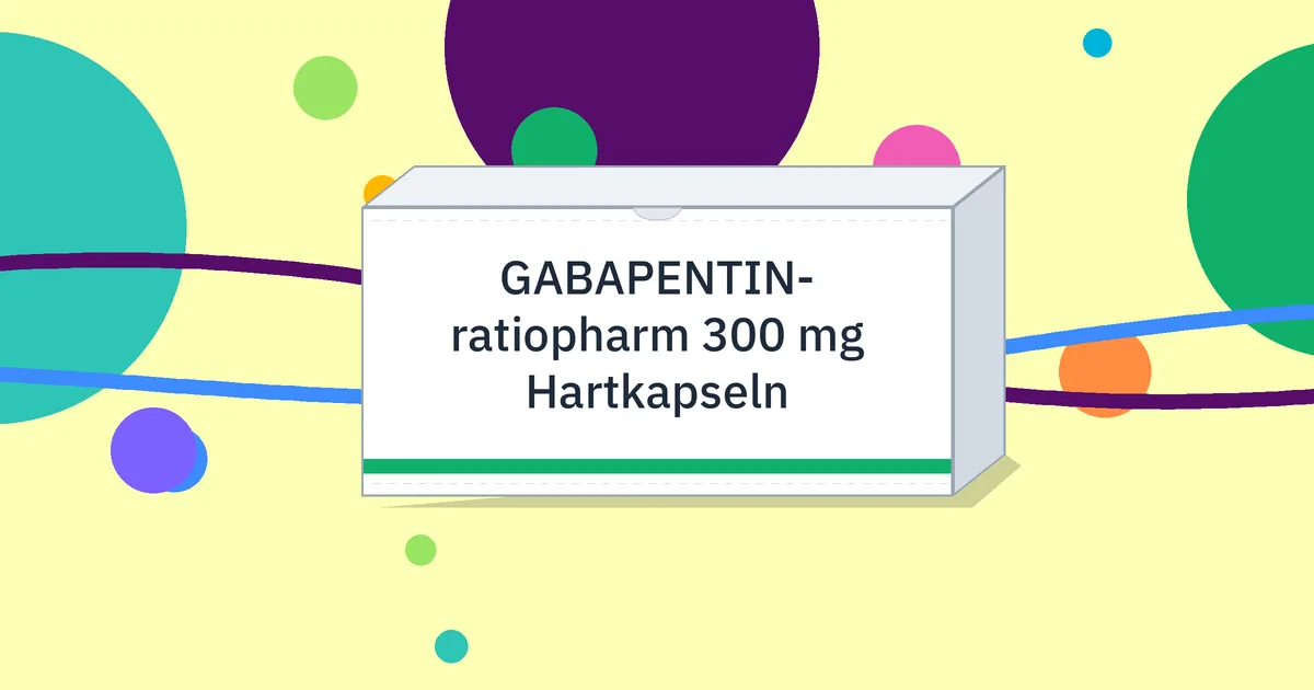 Symbolbild: Packung mit der Aufschrift GABAPENTIN-ratiopharm 300 mg Hartkapseln (PZN 04120014) – Verfügbarkeit und Bezug in Apotheken in Frankfurt am Main
