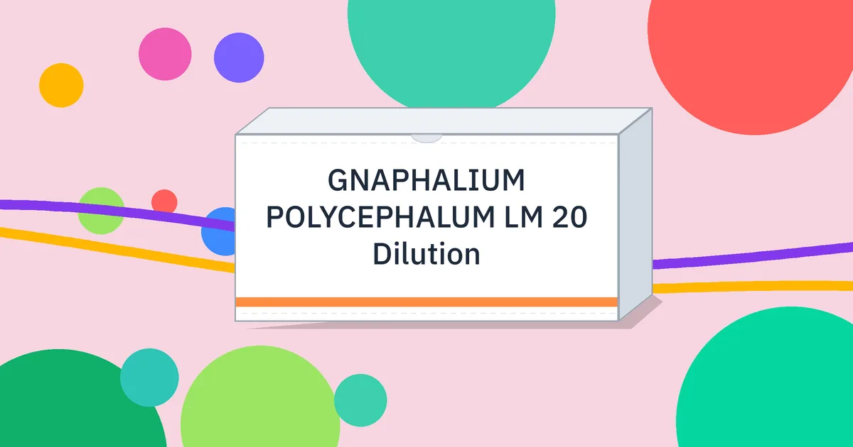 Symbolbild: Packung mit der Aufschrift GNAPHALIUM POLYCEPHALUM LM 20 Dilution (PZN 13545221) – Verfügbarkeit und Bezug in Apotheken in Frankfurt am Main