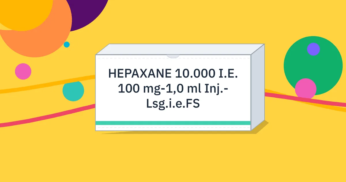 Symbolbild: Packung mit der Aufschrift HEPAXANE 10.000 I.E. 100 mg-1,0 ml Inj.-Lsg.i.e.FS (PZN 15638079) – Verfügbarkeit und Bezug in Apotheken in Frankfurt am Main