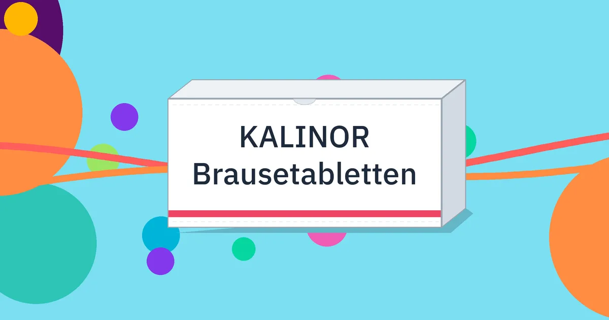 Symbolbild: Packung mit der Aufschrift KALINOR Brausetabletten (PZN 01566347) – Verfügbarkeit und Bezug in Apotheken in Frankfurt am Main