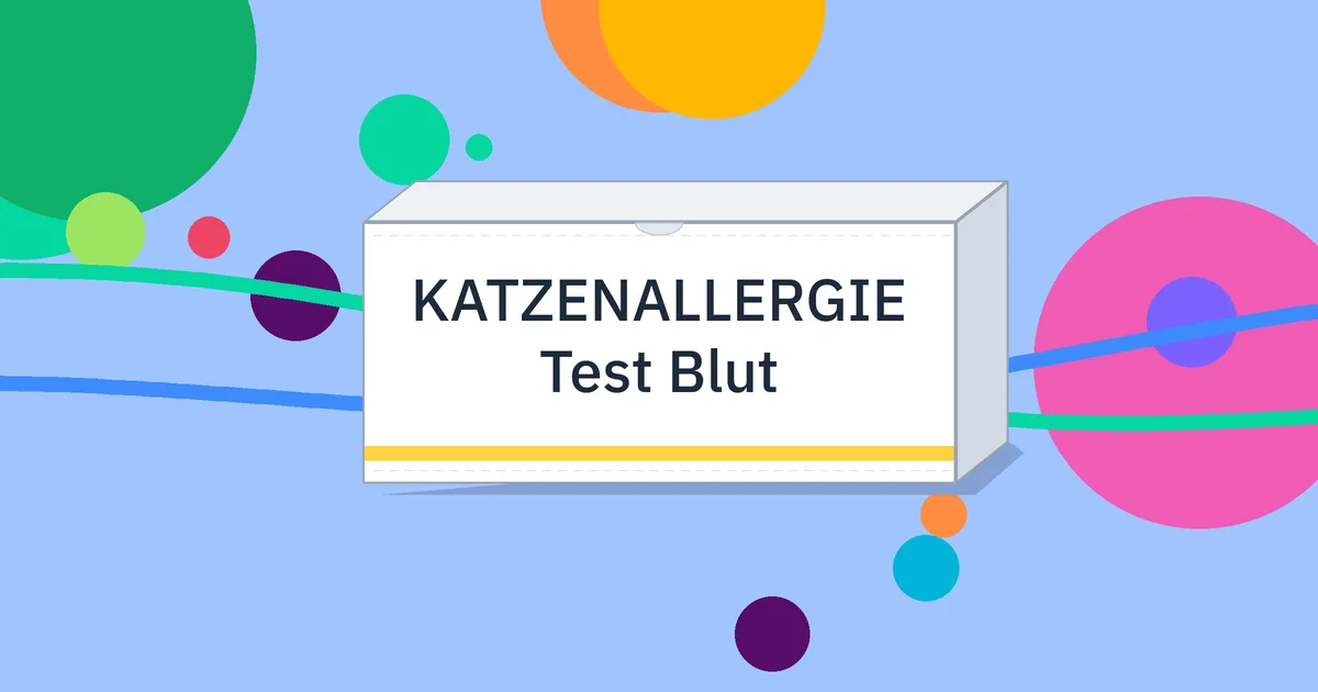 Symbolbild: Packung mit der Aufschrift KATZENALLERGIE Test Blut (PZN 18672450) – Verfügbarkeit und Bezug in Apotheken in Frankfurt am Main