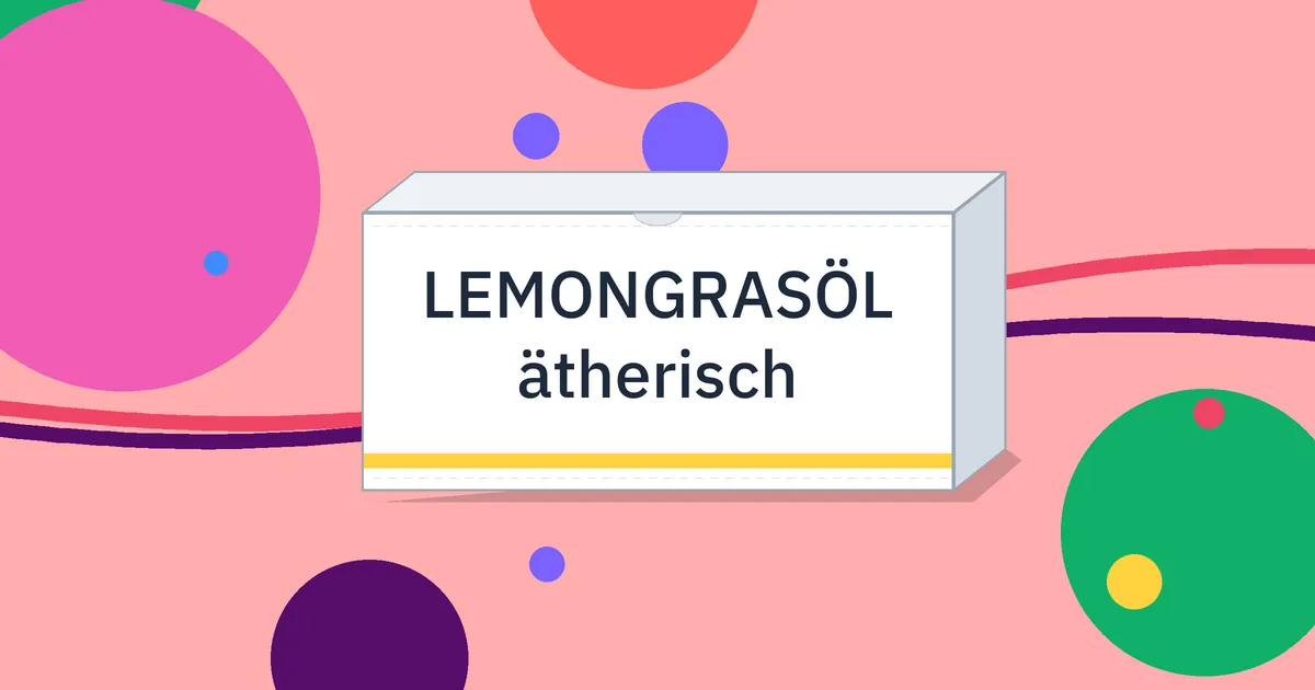 Symbolbild: Packung mit der Aufschrift LEMONGRASÖL ätherisch (PZN 01539505) – Verfügbarkeit und Bezug in Apotheken in Frankfurt am Main