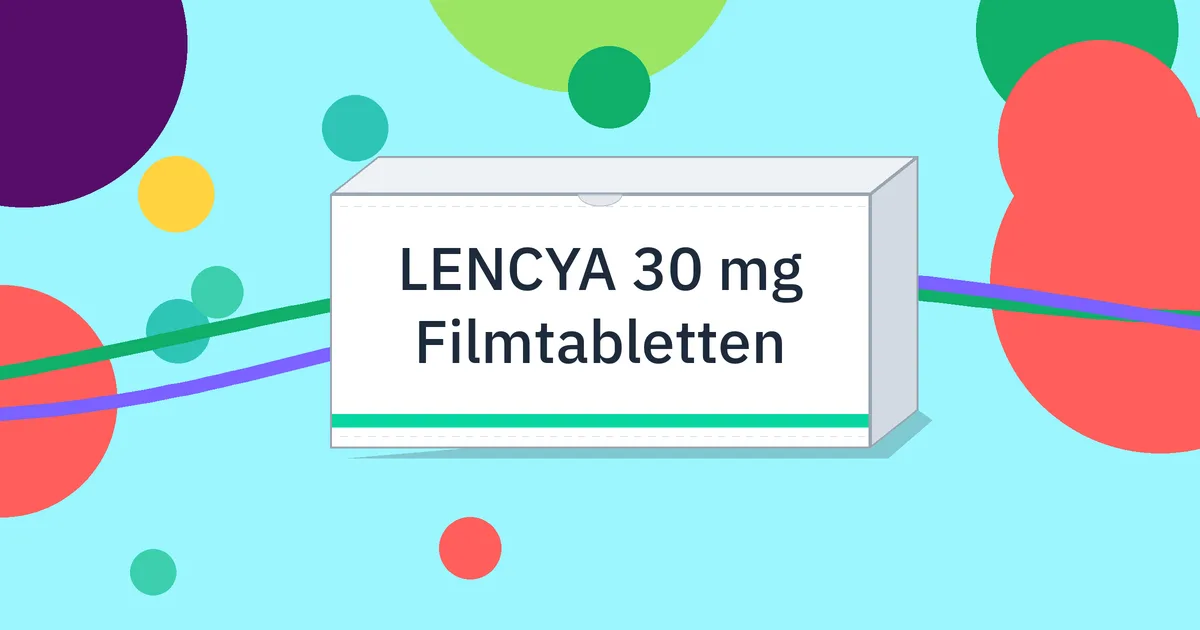 Symbolbild: Packung mit der Aufschrift LENCYA 30 mg Filmtabletten (PZN 16014010) – Verfügbarkeit und Bezug in Apotheken in Frankfurt am Main