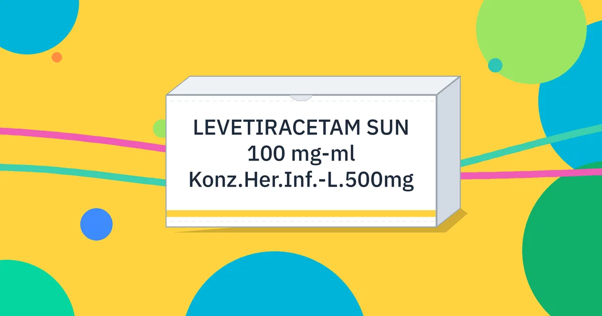 Symbolbild: Packung mit der Aufschrift LEVETIRACETAM SUN 100 mg-ml Konz.Her.Inf.-L.500mg (PZN 09543558) – Verfügbarkeit und Bezug in Apotheken in Frankfurt am Main