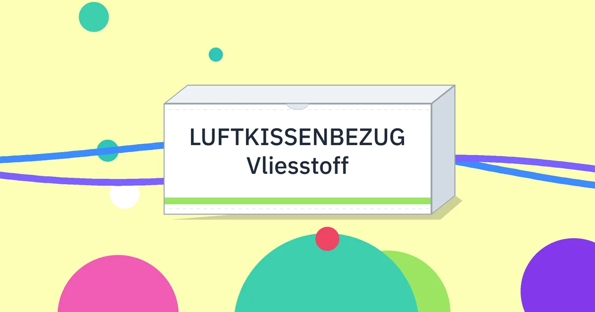 Symbolbild: Packung mit der Aufschrift LUFTKISSENBEZUG Vliesstoff (PZN 03961763) – Verfügbarkeit und Bezug in Apotheken in Frankfurt am Main