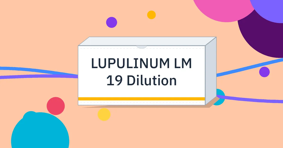 Symbolbild: Packung mit der Aufschrift LUPULINUM LM 19 Dilution (PZN 13536713) – Verfügbarkeit und Bezug in Apotheken in Frankfurt am Main