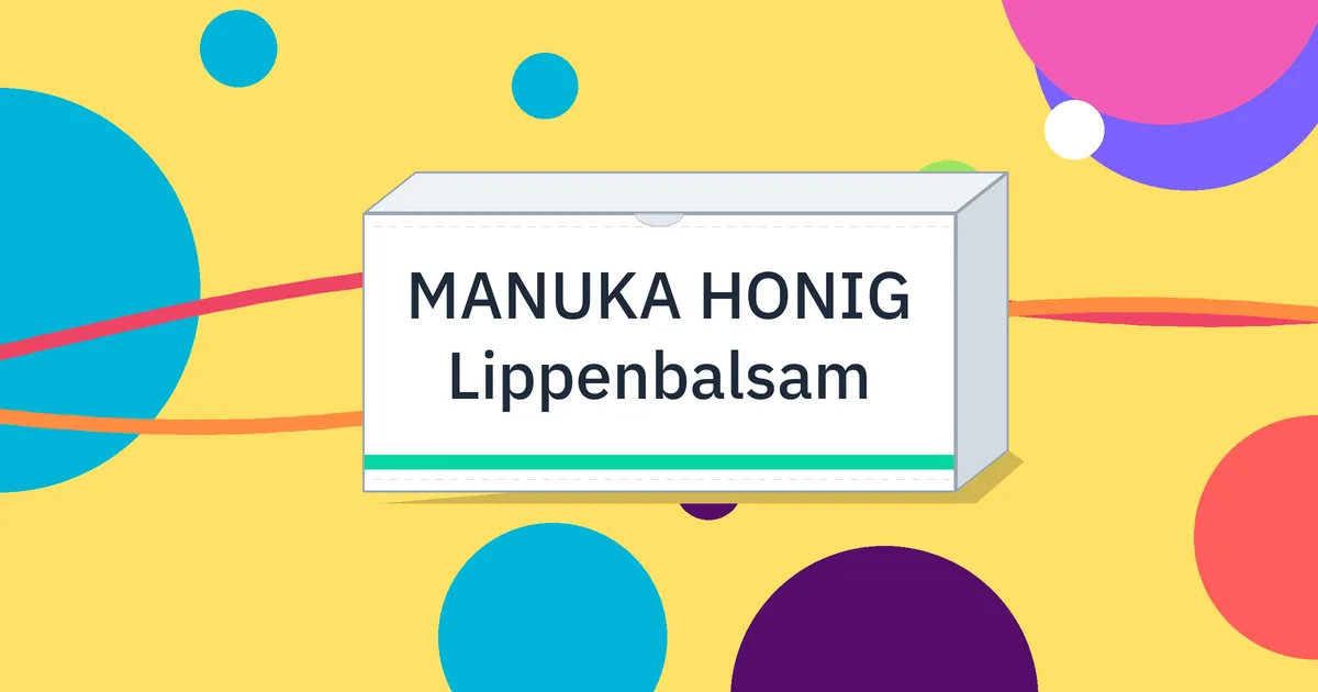 Symbolbild: Packung mit der Aufschrift MANUKA HONIG Lippenbalsam (PZN 09262109) – Verfügbarkeit und Bezug in Apotheken in Frankfurt am Main