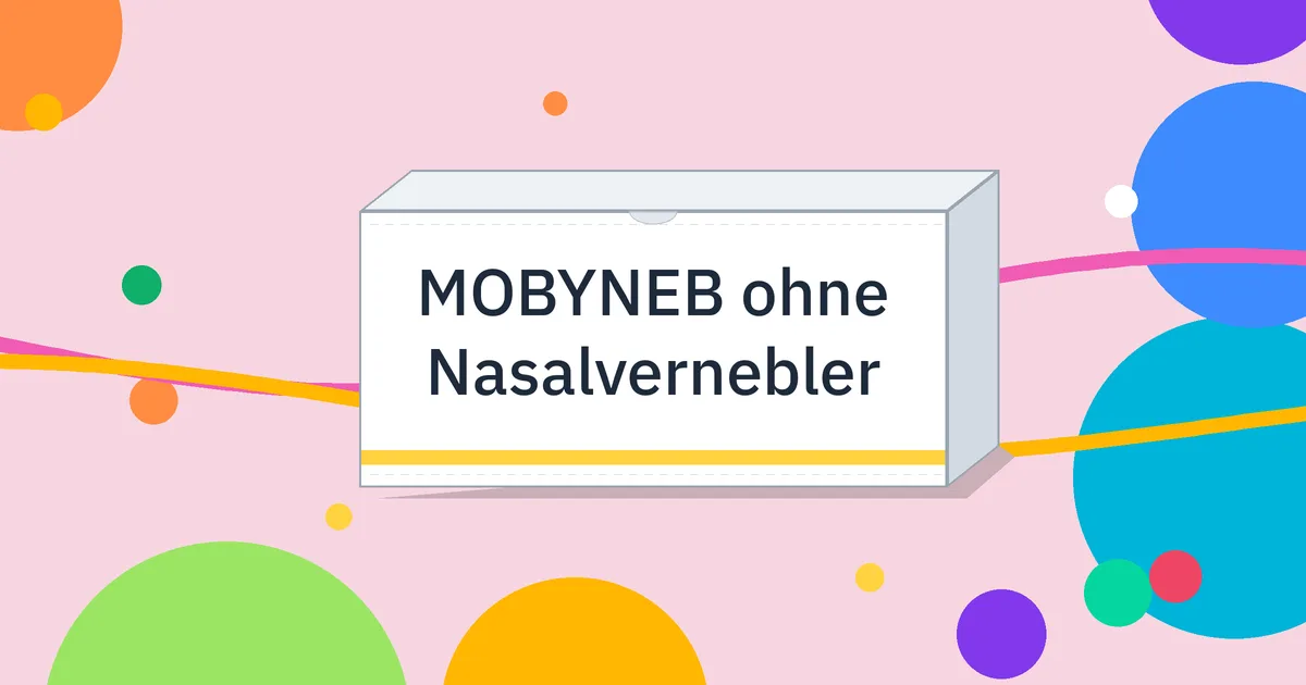 Symbolbild: Packung mit der Aufschrift MOBYNEB ohne Nasalvernebler (PZN 10973778) – Verfügbarkeit und Bezug in Apotheken in Frankfurt am Main