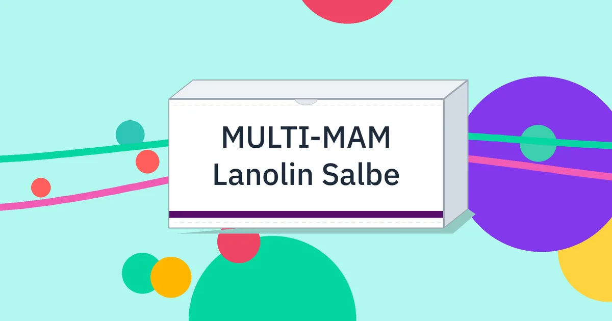 Symbolbild: Packung mit der Aufschrift MULTI-MAM Lanolin Salbe (PZN 17164355) – Verfügbarkeit und Bezug in Apotheken in Frankfurt am Main