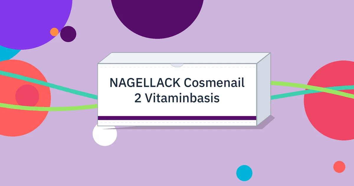 Symbolbild: Packung mit der Aufschrift NAGELLACK Cosmenail 2 Vitaminbasis (PZN 11687448) – Verfügbarkeit und Bezug in Apotheken in Frankfurt am Main