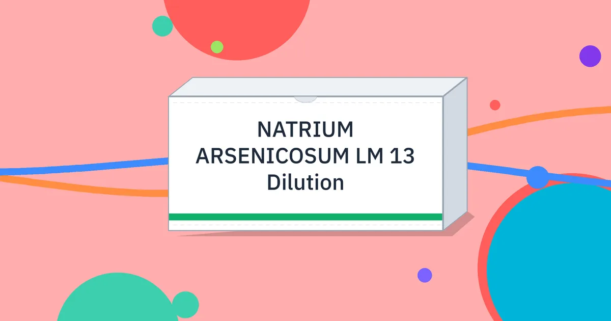 Symbolbild: Packung mit der Aufschrift NATRIUM ARSENICOSUM LM 13 Dilution (PZN 12959386) – Verfügbarkeit und Bezug in Apotheken in Frankfurt am Main
