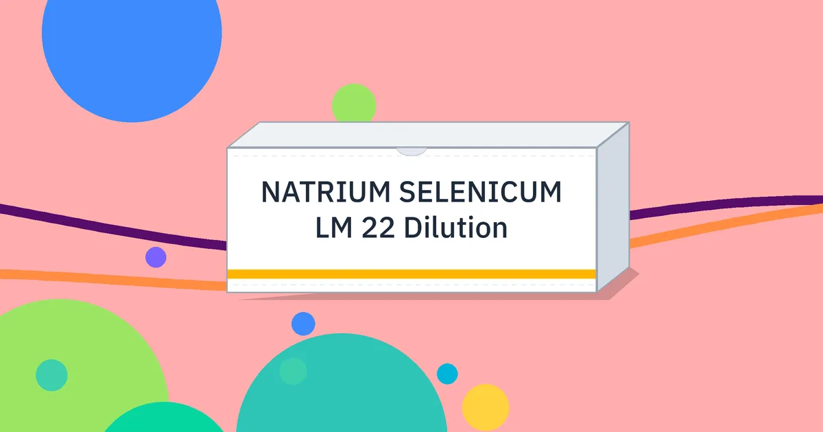 Symbolbild: Packung mit der Aufschrift NATRIUM SELENICUM LM 22 Dilution (PZN 13616895) – Verfügbarkeit und Bezug in Apotheken in Frankfurt am Main