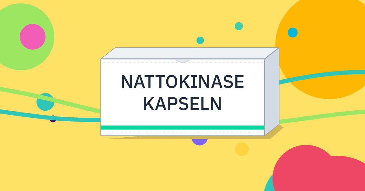 Symbolbild: Packung mit der Aufschrift NATTOKINASE KAPSELN (PZN 19341577) – Verfügbarkeit und Bezug in Apotheken in Frankfurt am Main