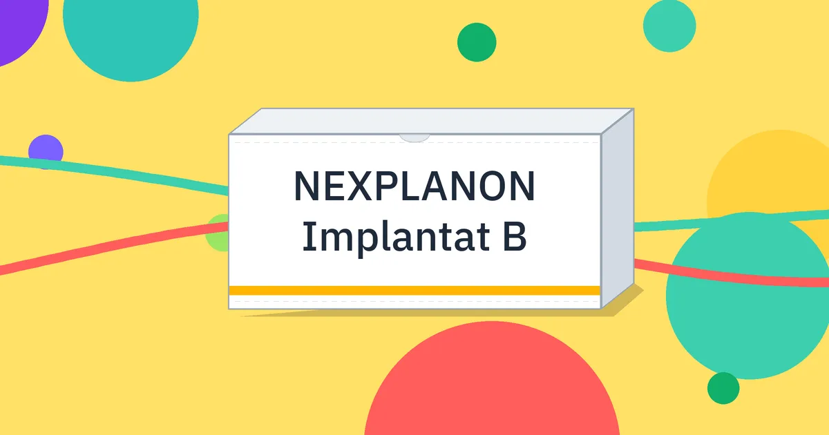 Symbolbild: Packung mit der Aufschrift NEXPLANON Implantat B (PZN 17440513) – Verfügbarkeit und Bezug in Apotheken in Frankfurt am Main