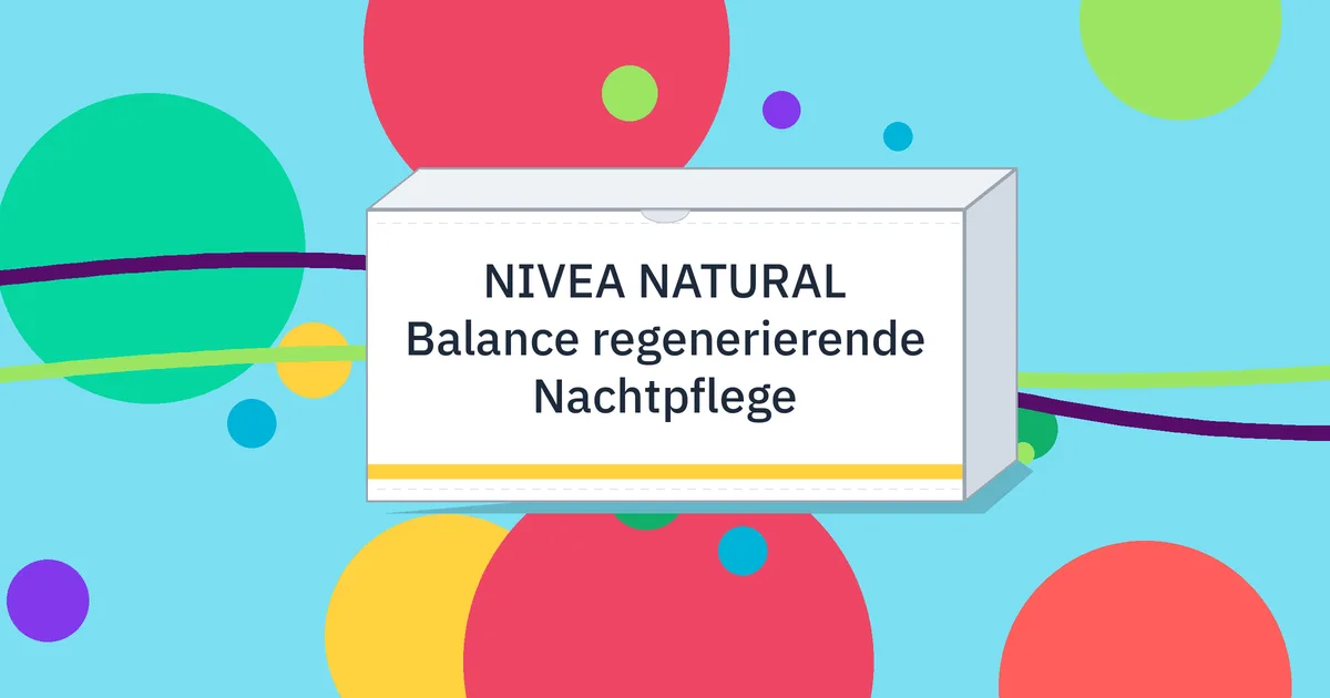 Symbolbild: Packung mit der Aufschrift NIVEA NATURAL Balance regenerierende Nachtpflege (PZN 16316596) – Verfügbarkeit und Bezug in Apotheken in Frankfurt am Main