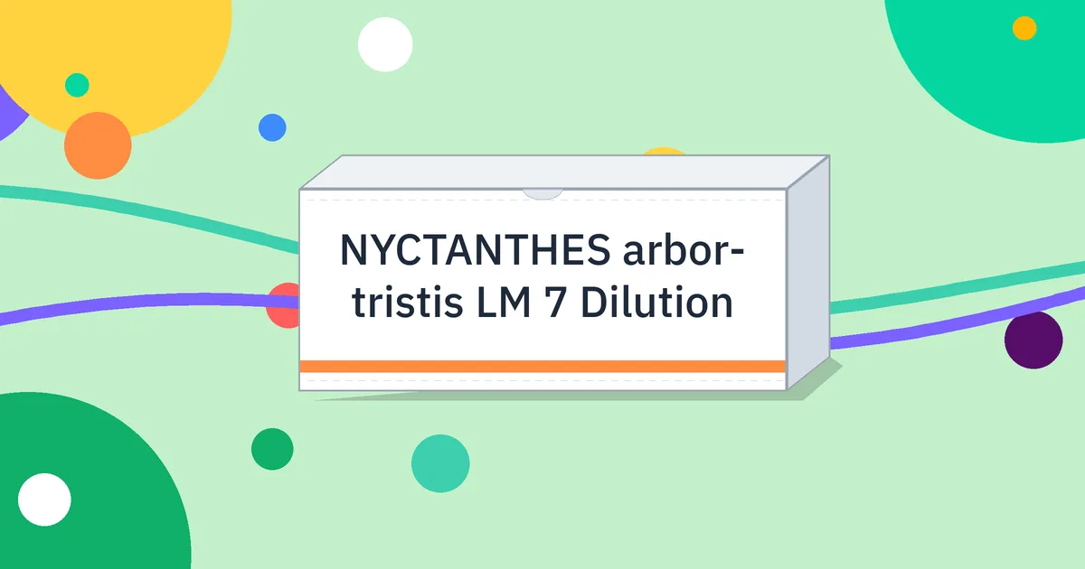 Symbolbild: Packung mit der Aufschrift NYCTANTHES arbor-tristis LM 7 Dilution (PZN 13620916) – Verfügbarkeit und Bezug in Apotheken in Frankfurt am Main