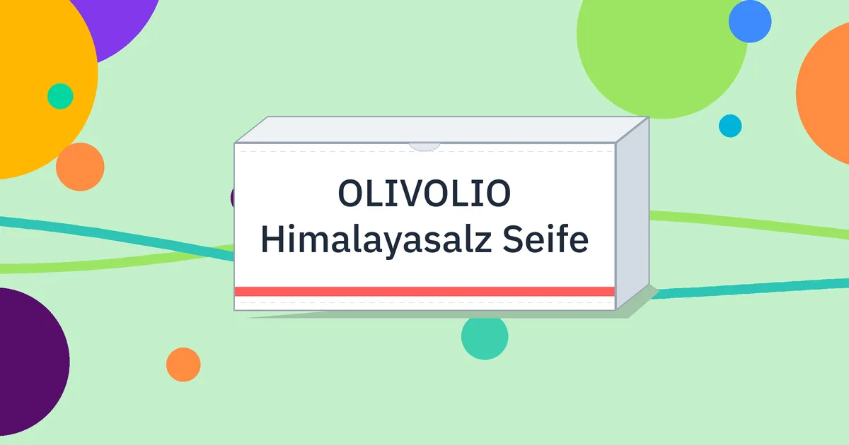 Symbolbild: Packung mit der Aufschrift OLIVOLIO Himalayasalz Seife (PZN 17910864) – Verfügbarkeit und Bezug in Apotheken in Frankfurt am Main