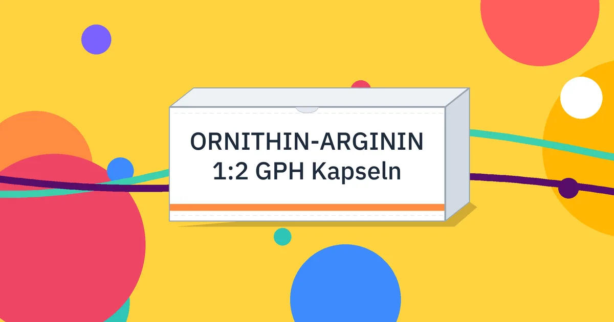 Symbolbild: Packung mit der Aufschrift ORNITHIN-ARGININ 1:2 GPH Kapseln (PZN 00948644) – Verfügbarkeit und Bezug in Apotheken in Frankfurt am Main