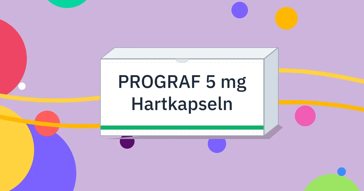 Symbolbild: Packung mit der Aufschrift PROGRAF 5 mg Hartkapseln (PZN 04228786) – Verfügbarkeit und Bezug in Apotheken in Frankfurt am Main