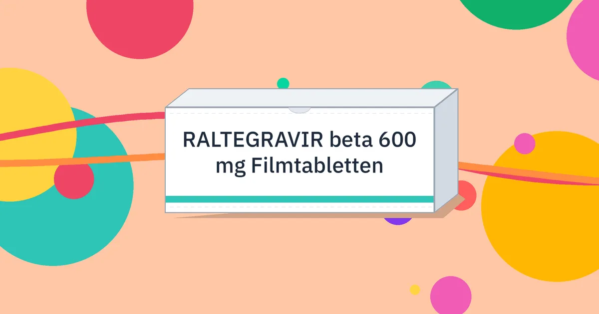 Symbolbild: Packung mit der Aufschrift RALTEGRAVIR beta 600 mg Filmtabletten (PZN 19187805) – Verfügbarkeit und Bezug in Apotheken in Frankfurt am Main