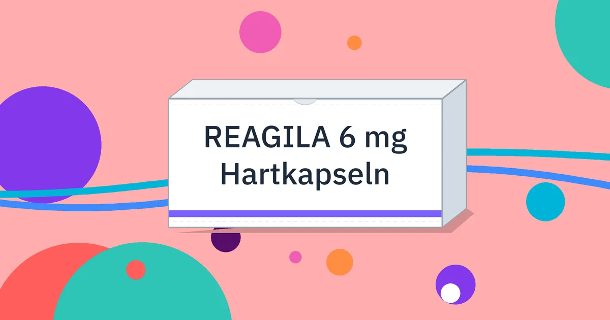 Symbolbild: Packung mit der Aufschrift REAGILA 6 mg Hartkapseln (PZN 18047114) – Verfügbarkeit und Bezug in Apotheken in Frankfurt am Main