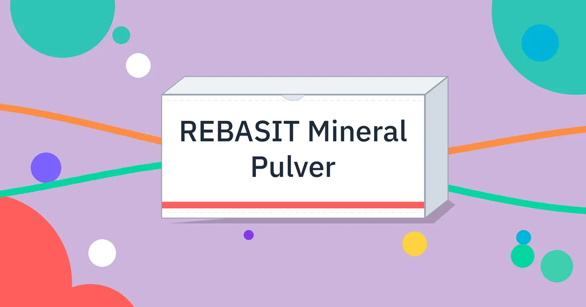 Symbolbild: Packung mit der Aufschrift REBASIT Mineral Pulver (PZN 01032924) – Verfügbarkeit und Bezug in Apotheken in Frankfurt am Main