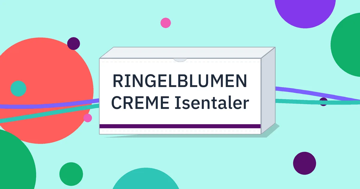 Symbolbild: Packung mit der Aufschrift RINGELBLUMEN CREME Isentaler (PZN 13514551) – Verfügbarkeit und Bezug in Apotheken in Frankfurt am Main