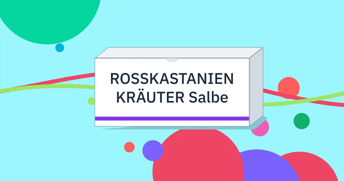 Symbolbild: Packung mit der Aufschrift ROSSKASTANIEN KRÄUTER Salbe (PZN 02515501) – Verfügbarkeit und Bezug in Apotheken in Frankfurt am Main