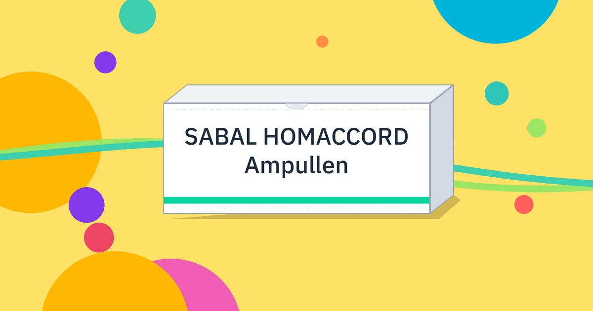 Symbolbild: Packung mit der Aufschrift SABAL HOMACCORD Ampullen (PZN 00893541) – Verfügbarkeit und Bezug in Apotheken in Frankfurt am Main