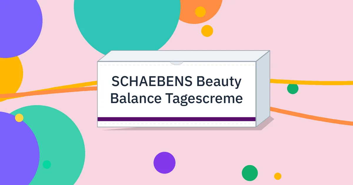 Symbolbild: Packung mit der Aufschrift SCHAEBENS Beauty Balance Tagescreme (PZN 19972881) – Verfügbarkeit und Bezug in Apotheken in Frankfurt am Main