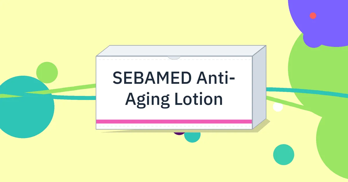 Symbolbild: Packung mit der Aufschrift SEBAMED Anti-Aging Lotion (PZN 19183888) – Verfügbarkeit und Bezug in Apotheken in Frankfurt am Main
