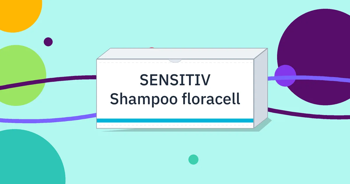 Symbolbild: Packung mit der Aufschrift SENSITIV Shampoo floracell (PZN 08825326) – Verfügbarkeit und Bezug in Apotheken in Frankfurt am Main