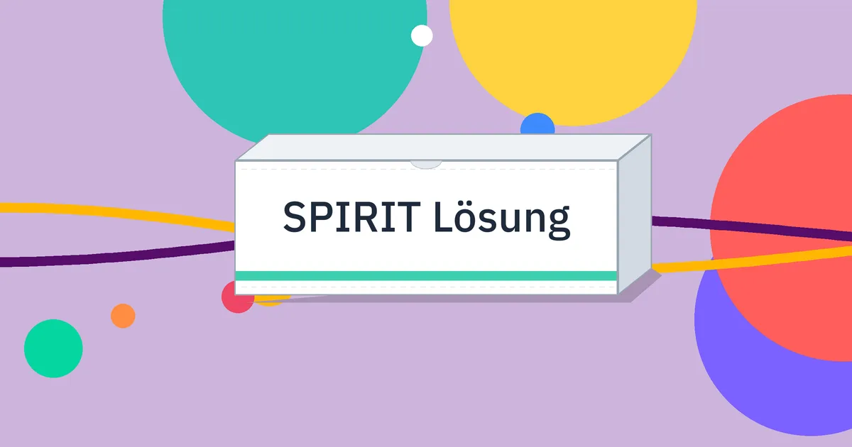 Symbolbild: Packung mit der Aufschrift SPIRIT Lösung (PZN 05022207) – Verfügbarkeit und Bezug in Apotheken in Frankfurt am Main