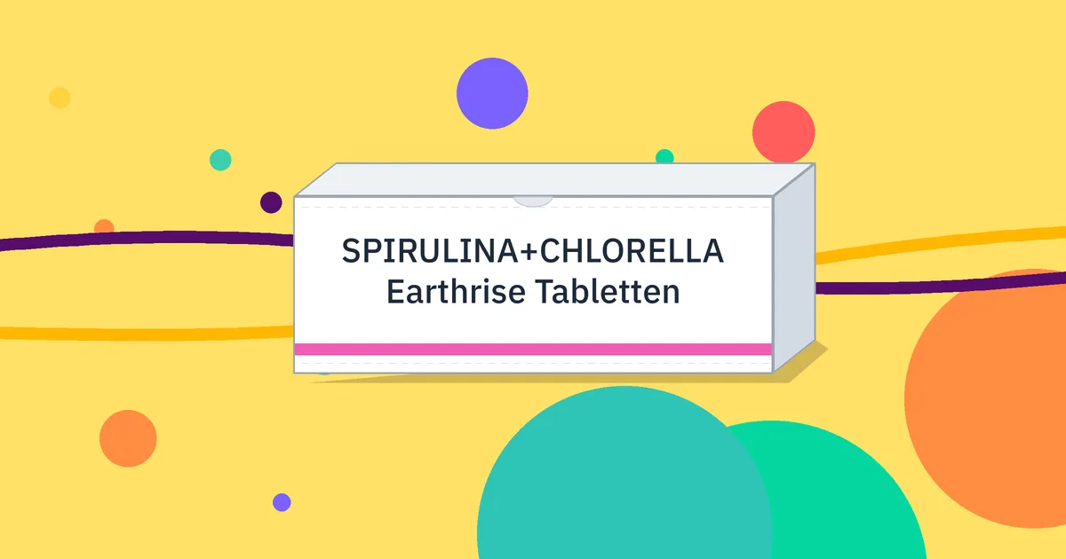 Symbolbild: Packung mit der Aufschrift SPIRULINA+CHLORELLA Earthrise Tabletten (PZN 04924793) – Verfügbarkeit und Bezug in Apotheken in Frankfurt am Main
