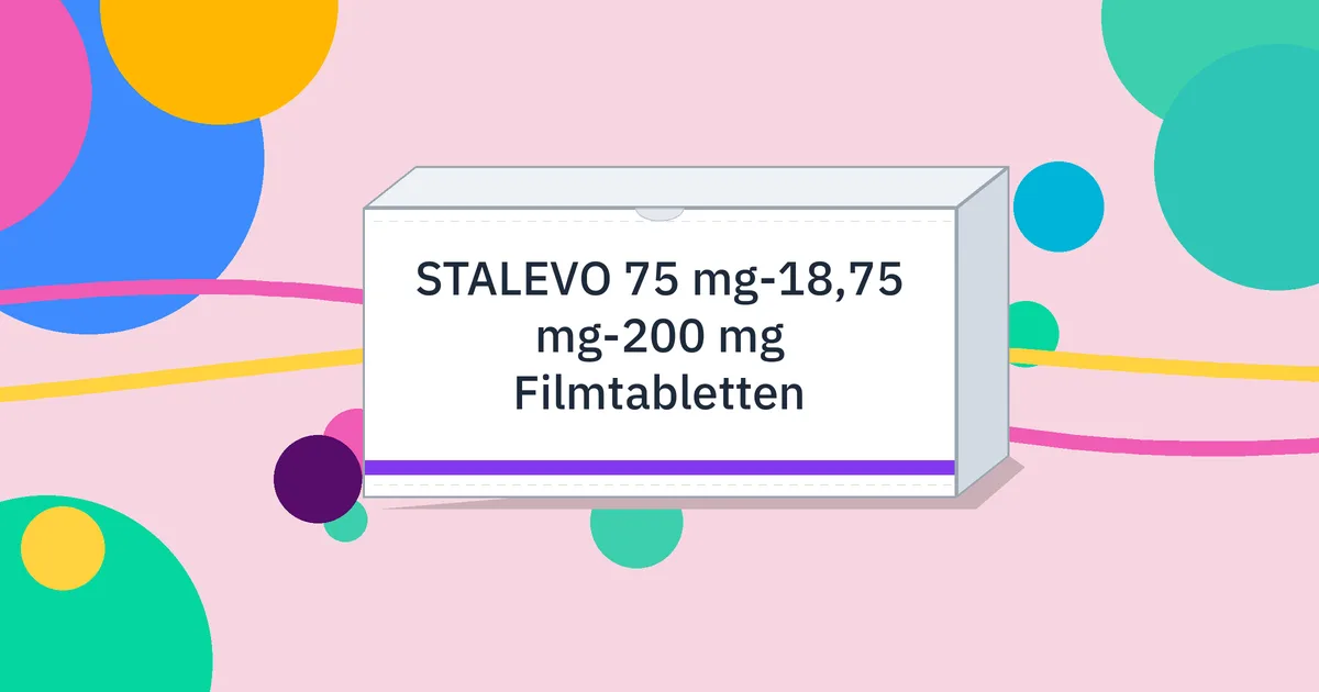 Symbolbild: Packung mit der Aufschrift STALEVO 75 mg-18,75 mg-200 mg Filmtabletten (PZN 00206380) – Verfügbarkeit und Bezug in Apotheken in Frankfurt am Main