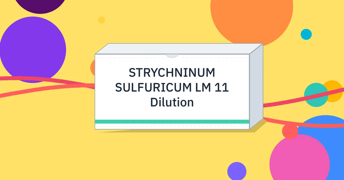 Symbolbild: Packung mit der Aufschrift STRYCHNINUM SULFURICUM LM 11 Dilution (PZN 13208104) – Verfügbarkeit und Bezug in Apotheken in Frankfurt am Main