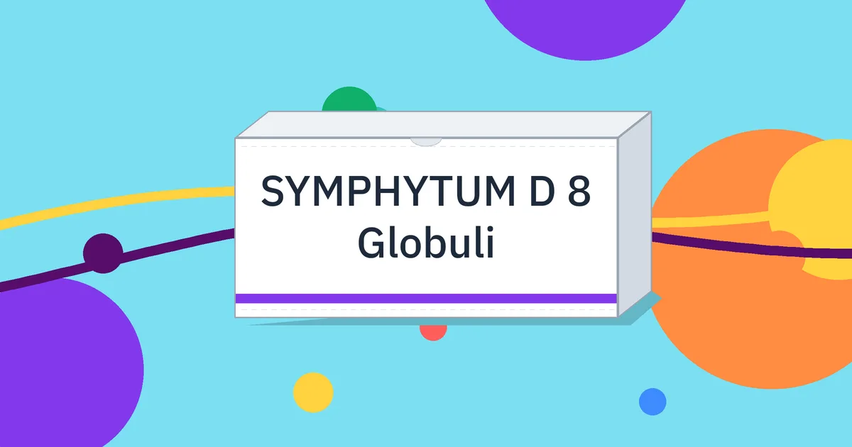 Symbolbild: Packung mit der Aufschrift SYMPHYTUM D 8 Globuli (PZN 07460118) – Verfügbarkeit und Bezug in Apotheken in Frankfurt am Main