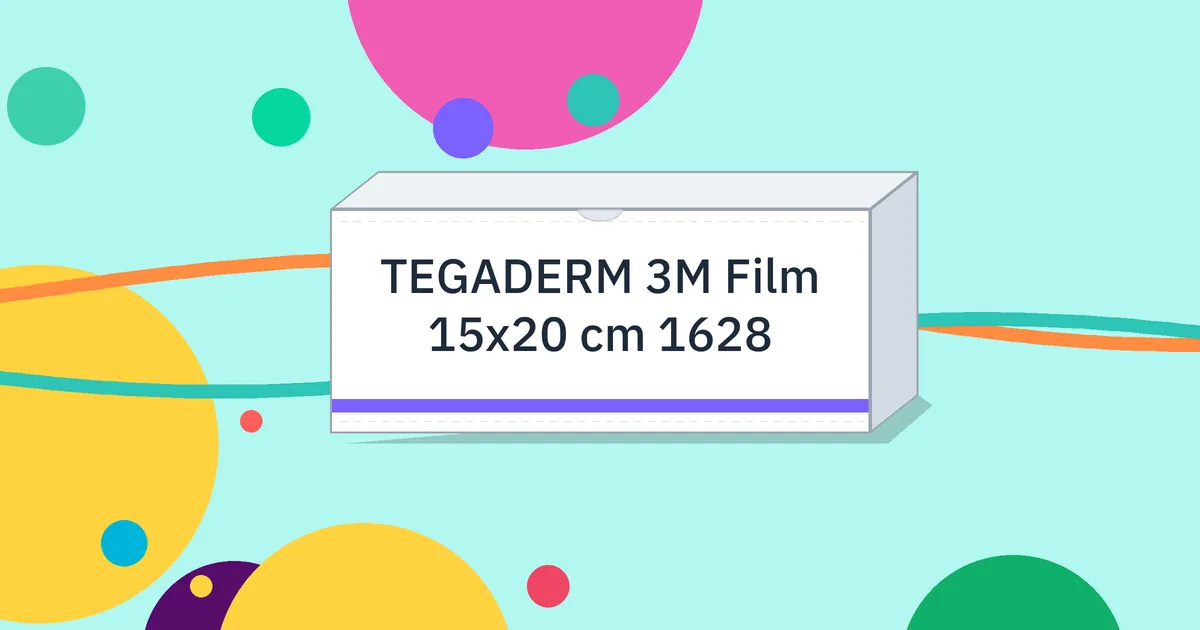 Symbolbild: Packung mit der Aufschrift TEGADERM 3M Film 15x20 cm 1628 (PZN 10135190) – Verfügbarkeit und Bezug in Apotheken in Frankfurt am Main