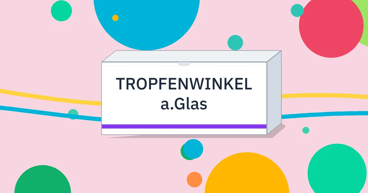 Symbolbild: Packung mit der Aufschrift TROPFENWINKEL a.Glas (PZN 01739753) – Verfügbarkeit und Bezug in Apotheken in Frankfurt am Main