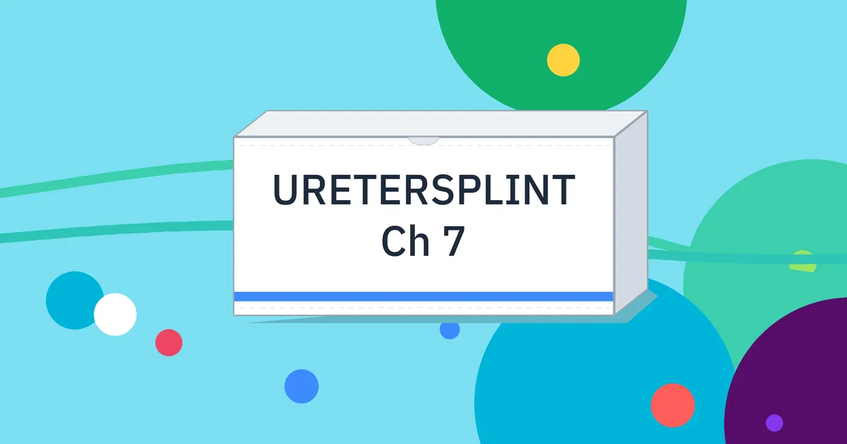 Symbolbild: Packung mit der Aufschrift URETERSPLINT Ch 7 (PZN 20231888) – Verfügbarkeit und Bezug in Apotheken in Frankfurt am Main